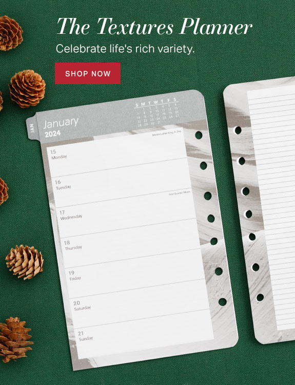 Lead your life with the Franklin Planner planning system