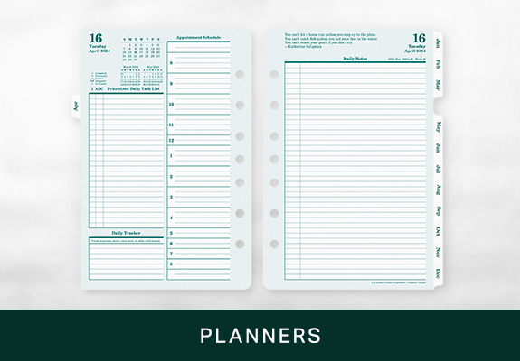 Lead your life with the Franklin Planner planning system