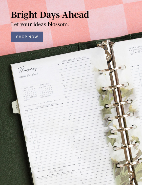 Lead your life with the Franklin Planner planning system