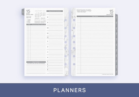 Lead your life with the Franklin Planner planning system