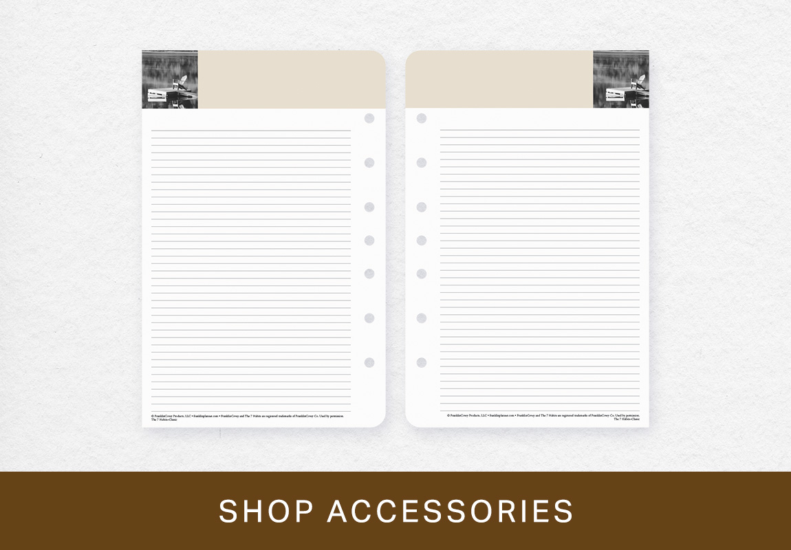 Lead your life with the Franklin Planner planning system