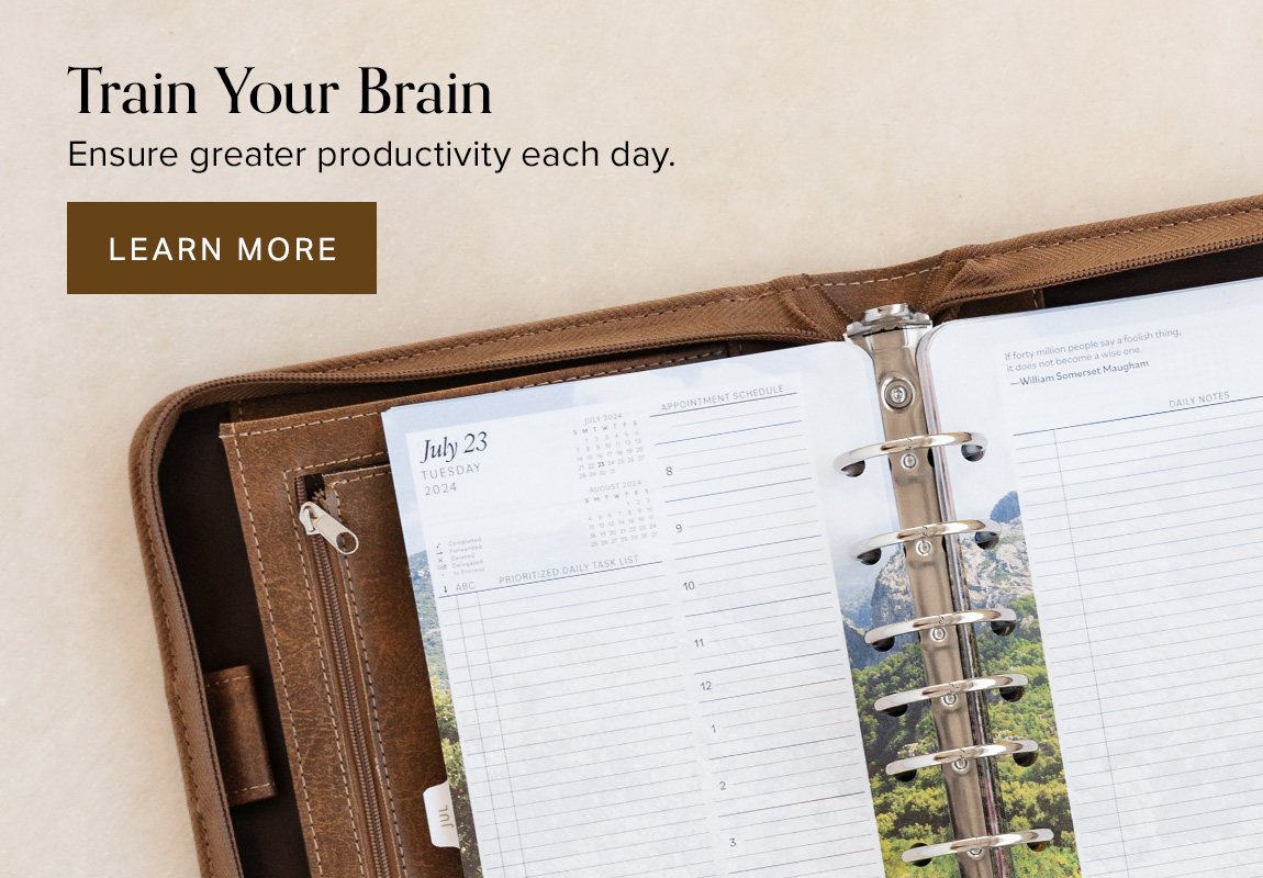 Lead your life with the Franklin Planner planning system